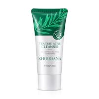 China Tea Tree Acne Foam Facial Cleanser Deep Cleansing Brightening Whitening Acne Skin for sale