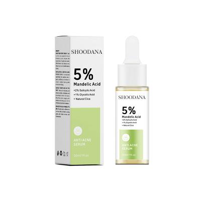 China Private Label Natural Moisturizing Whitening Shrink Pores Serum 5% Mandelic Acid Face Serum for sale