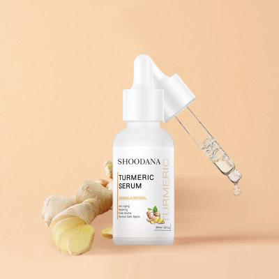 China Turmeric Skin Brightening Dark Spot Anti-Aging Anti-Wrinkle Diminish Sun Damage Lighten Serum Oil for sale