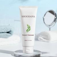 China Skinever High Quality Vegan Vitamin C Whitening Facial Cleanser Mini Scrub Cleanser Daily Use Anti-acne Herbal Face Wash for sale
