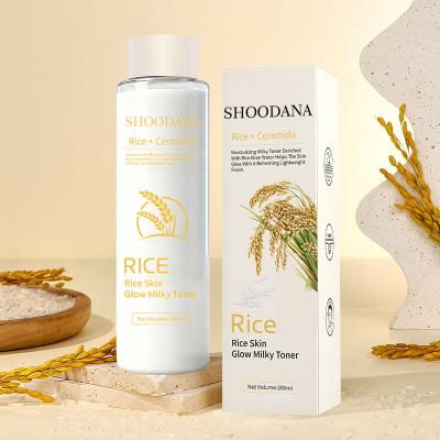 China Rice Skin Glow Milky Vegan Liquid Toner Nourishing Anti-Wrinkle Centella Refreshing Hydrating Whitening Face Toner for sale