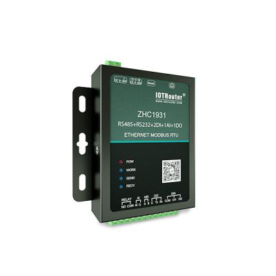 China Lan RJ45 PORT RTU Rs485 Ethernet Gateway 4 Channel Data Transfer for sale