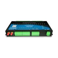 China Serial To 4G IOT LTE Cellular Gateway Modem Modbus Relay 24 Channel IO RTU for sale