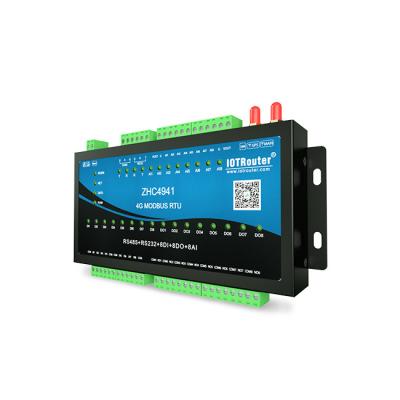China Modbus IO 4G IOT Industrial Cellular Modem 8DI 8DO 8AI Ports for sale