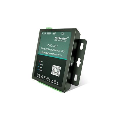 China Industrial Rs485 To Ethernet Converter 2DI 1DO 1AI Ports PLC Connect RTU for sale