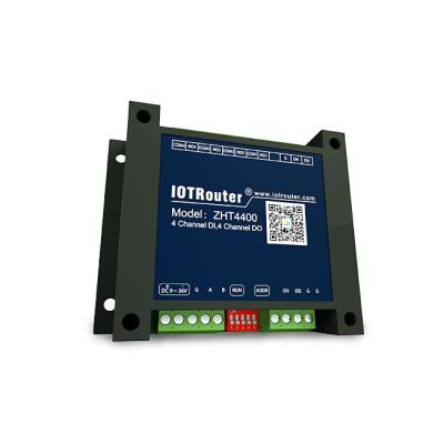 China 12V 50mA Modbus Remote IO 4 Channel Relay Output Acquisition Modem for sale