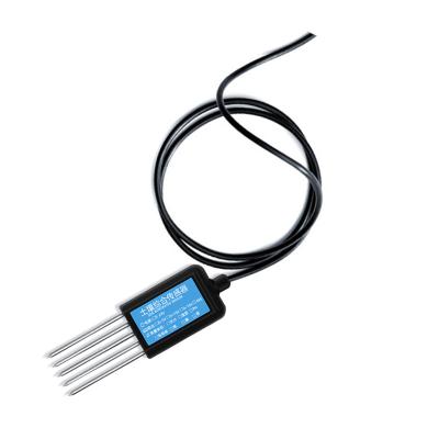 China Soil Temperature Moisture Industrial IOT Sensor Probe For Greenhouse Flower Garden for sale