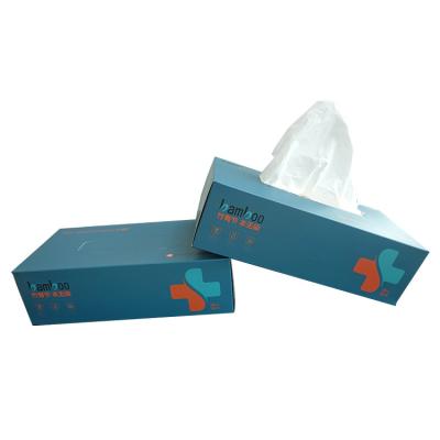China ISO Nontoxic Flat Box Facial Tissue , Biodegradable Soft Tissue Paper For Face for sale