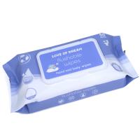 China OEM Flushable Biodegradable Wet Wipes 15x18cm Hypoallergenic Fragrance Free for sale