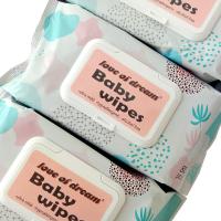 China Unscented Biodegradable Wet Wipes 80 Pcs Flip Top Baby Wipes 15x20 cm for sale