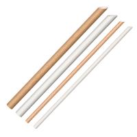 China Biodegradable Brown Kraft Paper Straws Nontoxic Dye Free Odorless for sale