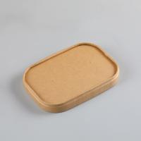 China Leakproof Kraft Paper Packaging Lunch Box Grease Resistant Nontoxic for sale