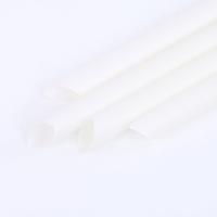 China FSC Odorless Plant Based Plastic Straws , White Biodegradable PLA Straws for sale