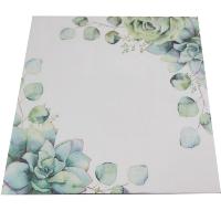 China Square Party Paper Napkins Serviettes Nontoxic Multipurpose 2 Ply 33x33cm 50 Sheets for sale