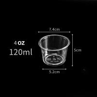 China Compostable Disposable Plastic Sauce Cup PLA Cup For 2oz 4oz Portion Cup for sale