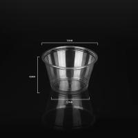 China 4 oz PLA Biodegradable Souffle Portion Cups with Lids 74mm Diameter for sale