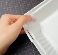 China 8 Inch Biodegradable Bagasse Tableware Sugarcane Laminated Food Containers for sale