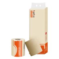 China 3 Ply Bamboo Toilet Paper Roll 98mm x 120mm Eco Friendly Biodegradable Bulk Hotel Tissue for sale