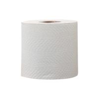 China White Bleached Bamboo Tissue Paper , Odorless Environmentally Friendly Toilet Paper for sale