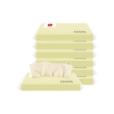 China Biodegradable Eco Friendly Facial Tissue Unbleached V Fold Travel Size for sale