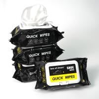 China Disposable Biodegradable Wet Wipes Multipurpose Unscented 15x20cm 30pcs Bag for sale