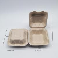 China Eco Friendly Food Biodegradable Bagasse Tableware Sugarcane Containers For Camping for sale