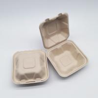 China Eco Friendly Food Biodegradable Bagasse Tableware Sugarcane Containers For Camping for sale