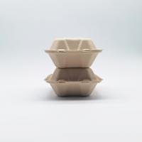 China Eco Friendly Food Biodegradable Bagasse Tableware Sugarcane Containers For Camping for sale