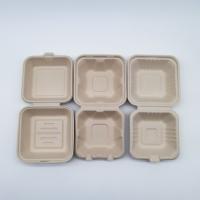 China Eco Friendly Food Biodegradable Bagasse Tableware Sugarcane Containers For Camping for sale