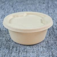 China 1250ml Disposable Paper Soup Bowls Biodegradable Bagasse Bowls with Lids Compostable Microwavable for sale