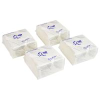 China 2 Ply White Paper Napkins Serviettes Virgin Bamboo Pulp Material for sale