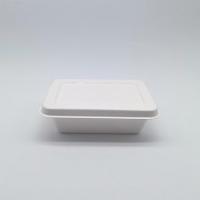 China Restaurant Eco Friendly Disposable Bento Box Biodegradable Oilproof for sale
