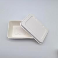 China Restaurant Eco Friendly Disposable Bento Box Biodegradable Oilproof for sale