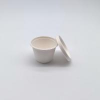 China 2oz 4oz Biodegradable Sauce Cups , Disposable Biodegradable Soup Bowls With Lids for sale