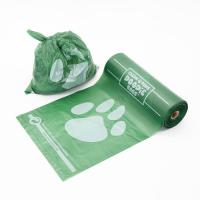 China Heavy Duty Biodegradable Dog Waste Bags Leakproof 90 Days Decomposition Custom Size for sale