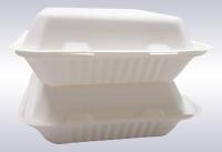 China 9 Inch 1500ml Biodegradable Bagasse Tableware Clamshell Containers Sustainable for sale