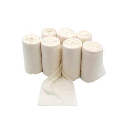 China Sturdy BPI Biodegradable Garbage Bag White Color For Kitchen for sale