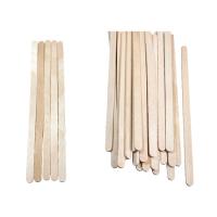 China Disposable Wooden Coffee Stirrers Individually Wrapped 190mm 140mm for sale