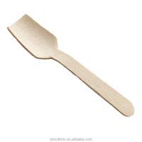 China Renewable Disposable Wooden Gelato Spoons Compostable Odorless for sale