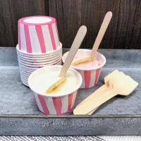 China Renewable Disposable Wooden Gelato Spoons Compostable Odorless for sale