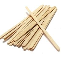 China Biodegradable Wood Popsicle Sticks 114x10x2mm Natural Birch Ice Cream Craft Sticks for sale