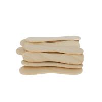 China Biodegradable Wood Ice Cream Sticks 114mm Disposable Wooden Ice Cream Spoons for sale