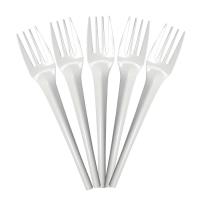 China White Biodegradable Plastic Cutlery , Compostable Eco Friendly Disposable Cutlery for sale