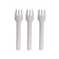 China Odorless Nontoxic Disposable Paper Forks , Restaurants Disposable Serving Utensils for sale