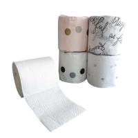 China Multiscene 4 Ply Biodegradable Toilet Paper Durable Environmentally Friendly for sale