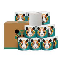 China 4 Ply Odorless Biodegradable Paper Towel Bath Tissue Eco Friendly for sale