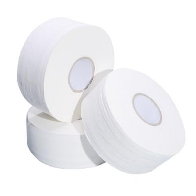 China 92x115mm Jumbo Roll Toilet Paper 2-Ply Biodegradable Bamboo Toilet Tissue 500g for sale