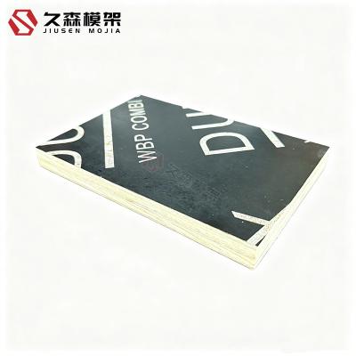 China Construction Black Film Faced Plywood Easy To Demold Anti Crack for sale