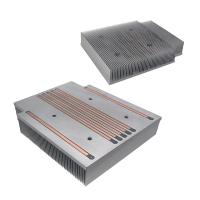 China 100mm Custom OEM Heatsink With Heat Pipe Soldered With Aluminum Fin for sale