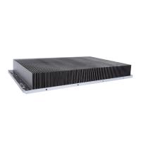 China Customizable Aluminum Heatsink With Black Anodizing And Adjustable Fin Height for sale